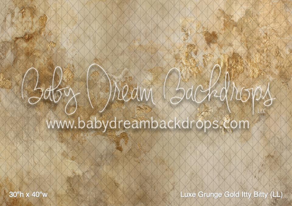 Luxe Grunge Gold Itty Bitty (LL) — Baby Dream Backdrops