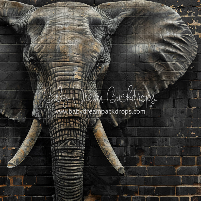 Mascot Brick Elephants (JA) — Baby Dream Backdrops