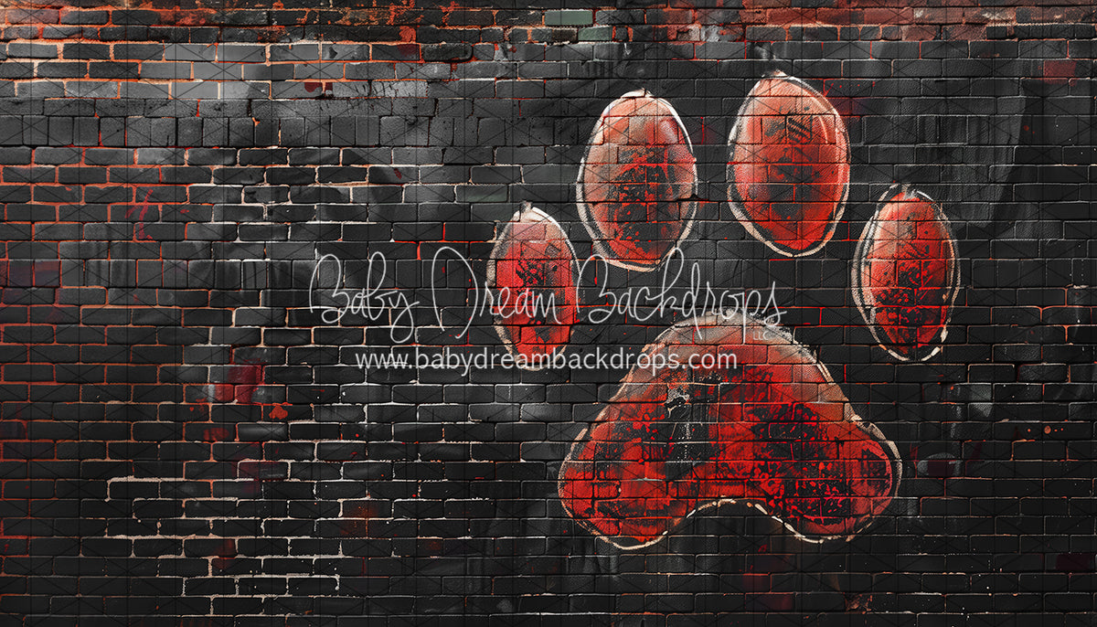 Mascot Brick Paw Red (JA) – Baby Dream Backdrops
