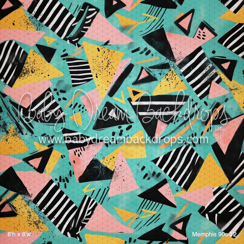 Memphis 90s 12 (MD) – Baby Dream Backdrops