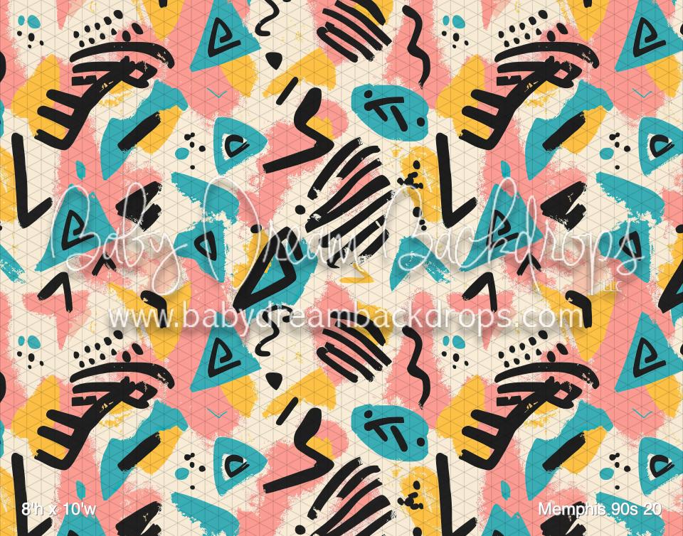 Memphis 90s 20 (MD) – Baby Dream Backdrops