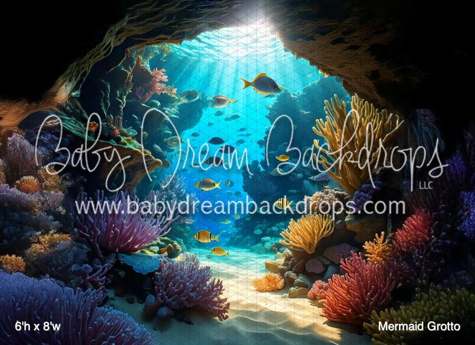 Mermaid Grotto (BM) – Baby Dream Backdrops