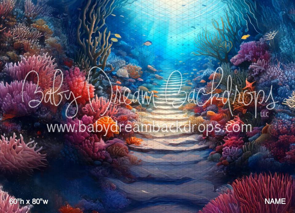 Mermaid Grotto II (BM) — Baby Dream Backdrops