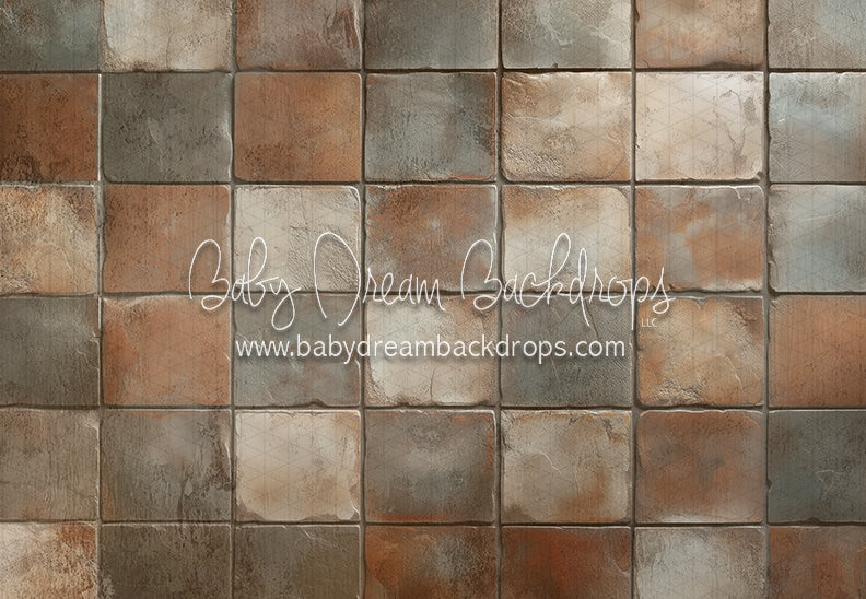 Old World Tiles Floor (CC) — Baby Dream Backdrops