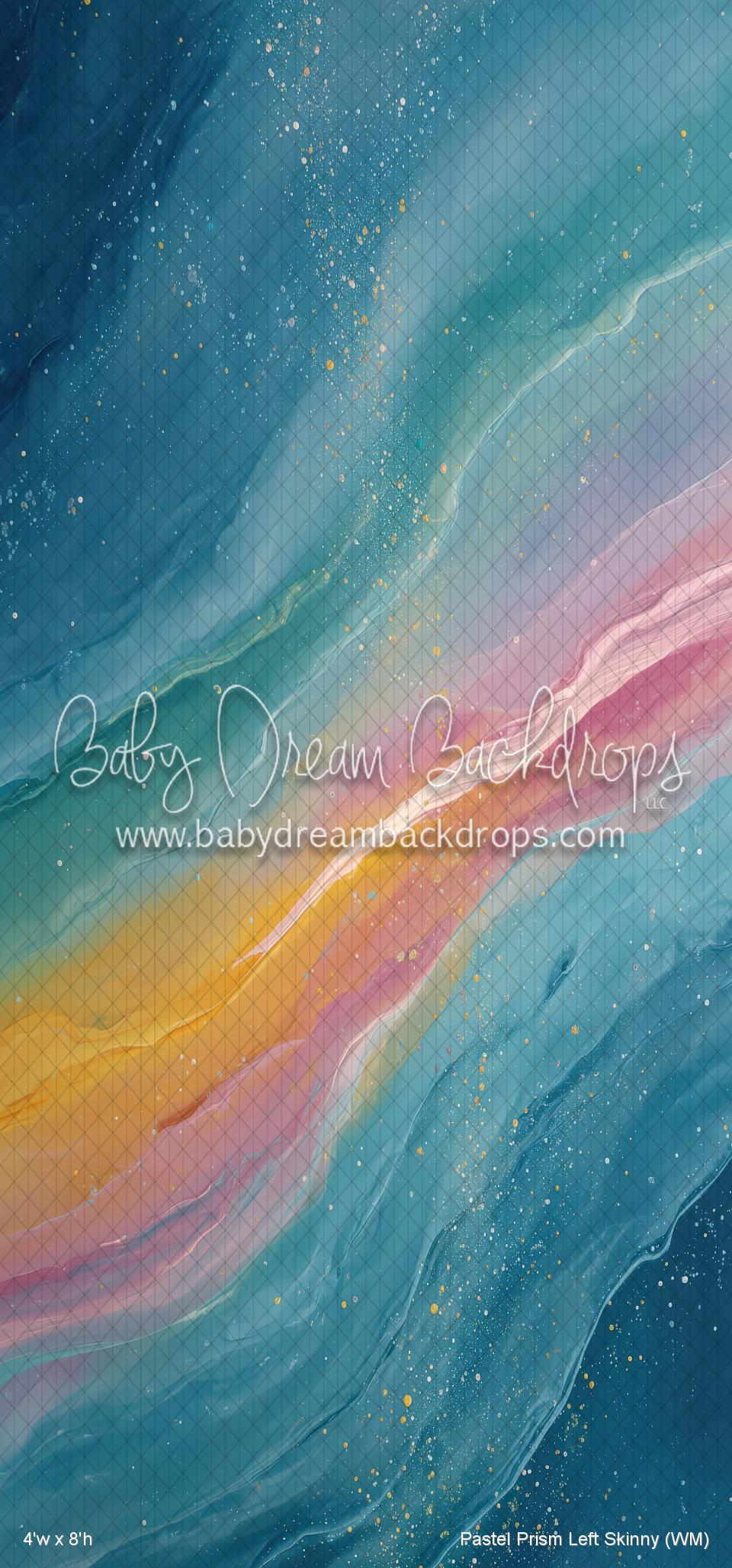 Pastel Prism Left Skinny (WM) — Baby Dream Backdrops