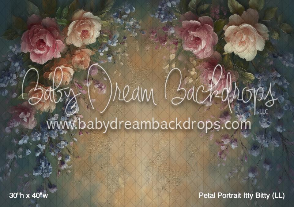 Petal Portrait Itty Bitty (LL) — Baby Dream Backdrops
