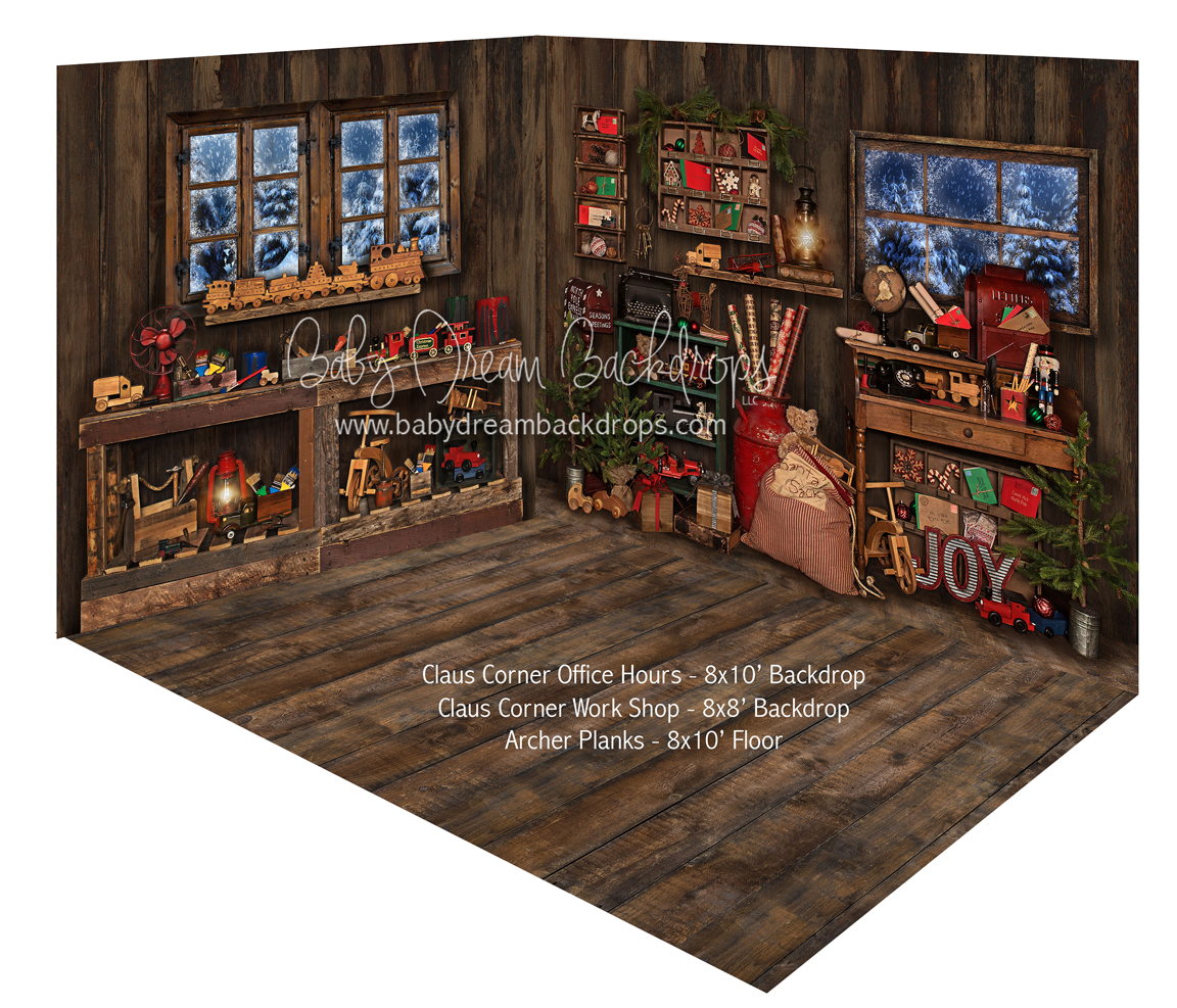 Claus Corner Office Hours and Claus Corner Workshop Fabric Room – Baby ...