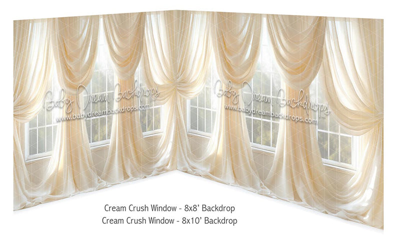 Room Cream Crush Window + Cream Crush Window — Baby Dream Backdrops