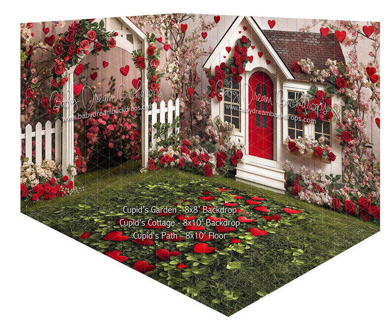 Room Cupid's Garden + Cupid's Cottage + Cupid's Path — Baby Dream Backdrops