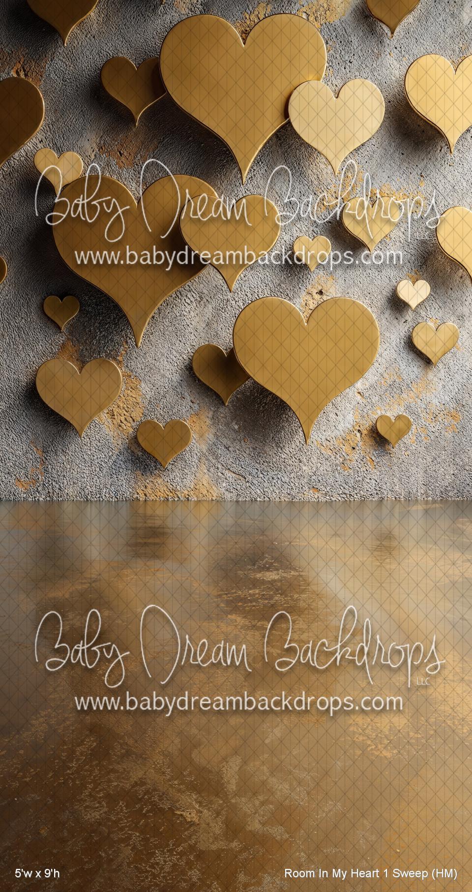 Room In My Heart 1 Sweep (HM) — Baby Dream Backdrops