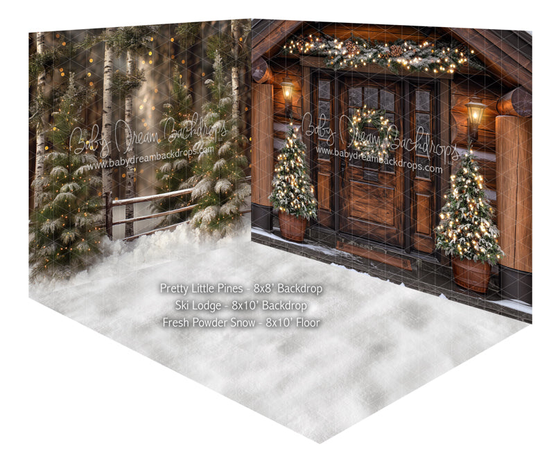 Room Pretty Little Pines + Ski Lodge + Fresh Powder Snow — Baby Dream ...