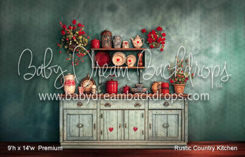 Rustic Country Kitchen (WM) — Baby Dream Backdrops