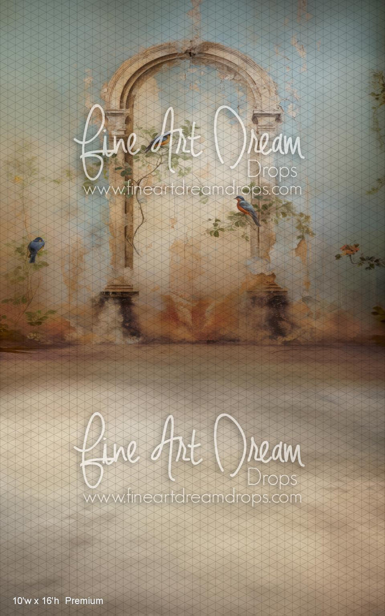 SWEEPS Italian Fresco Arch III (WM) – Baby Dream Backdrops