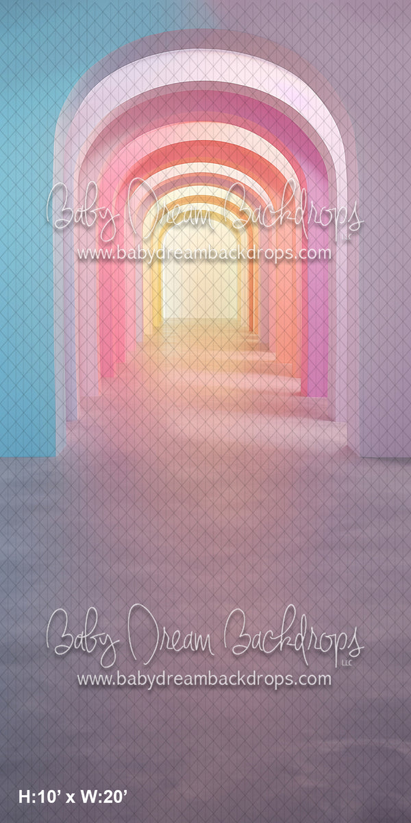 SWEEPS Rainbow Arch Tunnel (WM) – Baby Dream Backdrops