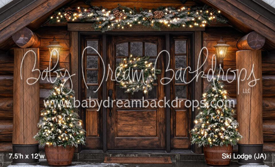 Ski Lodge (JA) — Baby Dream Backdrops