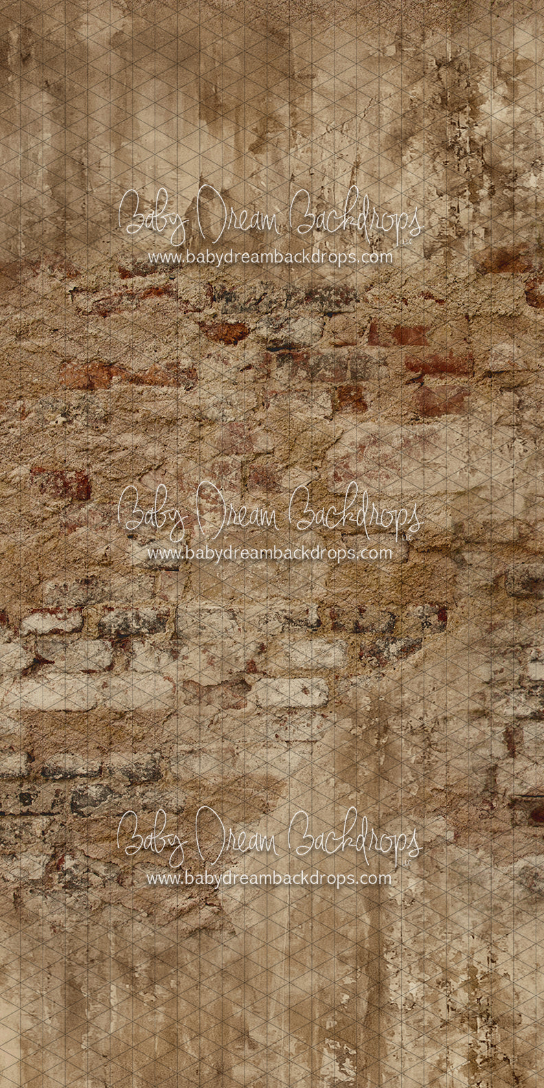 Skinny Manhattan Brick Jute (SS) — Baby Dream Backdrops