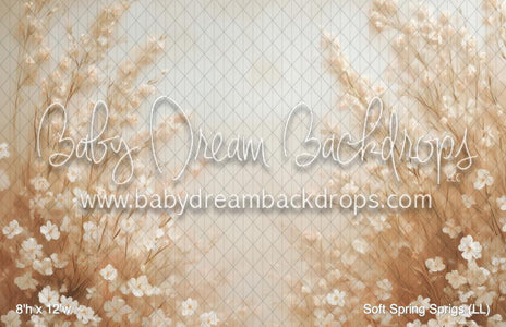 Soft Spring Sprigs (LL) — Baby Dream Backdrops