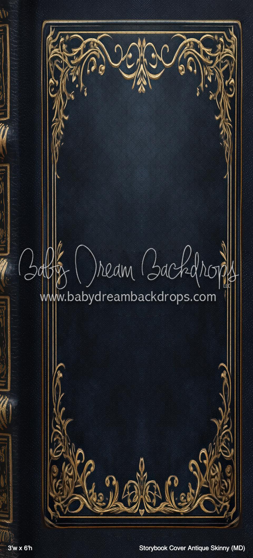 Storybook Cover Antique Skinny (MD) — Baby Dream Backdrops