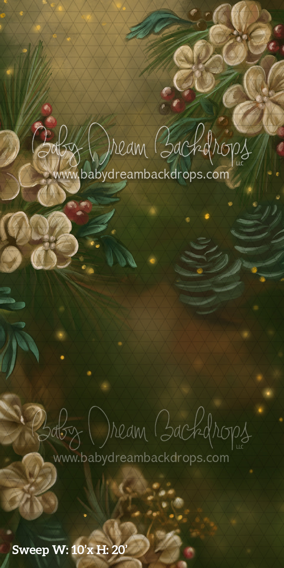 Sweep Divine Classic Christmas (BD) — Baby Dream Backdrops