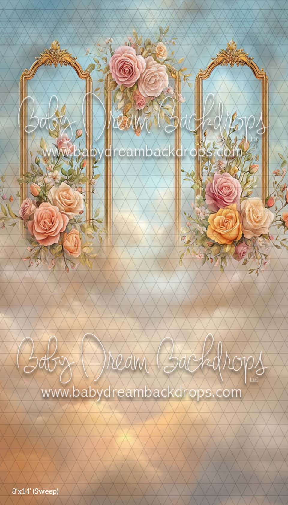 Sweep Heavenly Spring (CM) — Baby Dream Backdrops