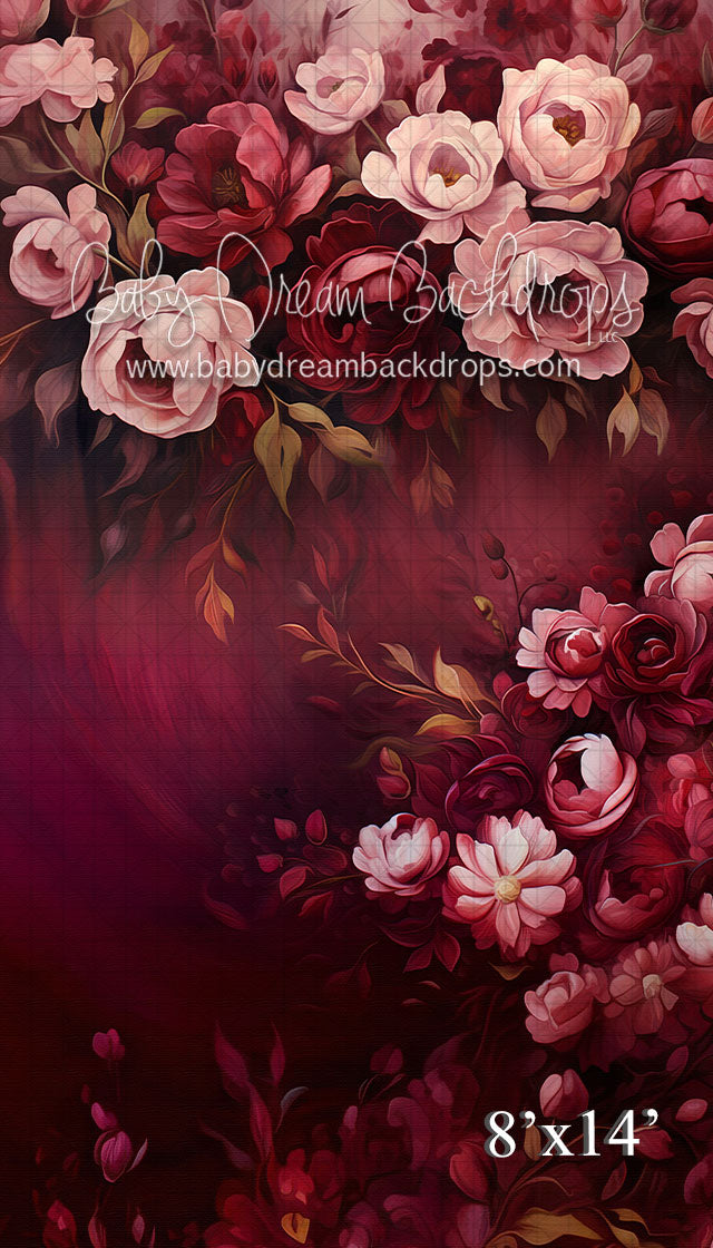 Sweep Maroon Love (VR) — Baby Dream Backdrops