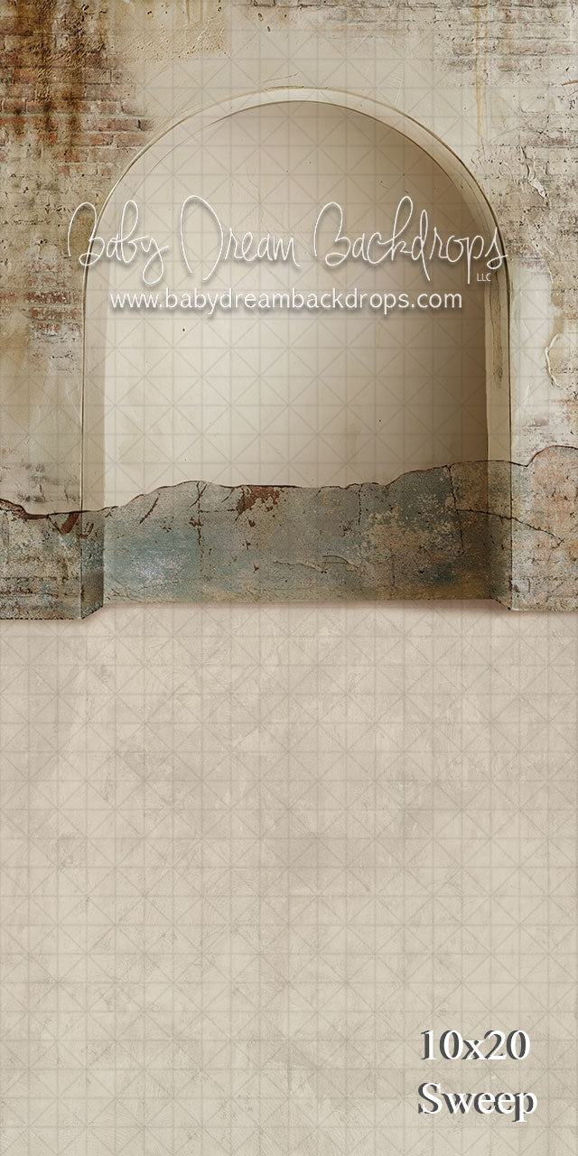 Sweep Cream Arch Wall (VR) — Baby Dream Backdrops