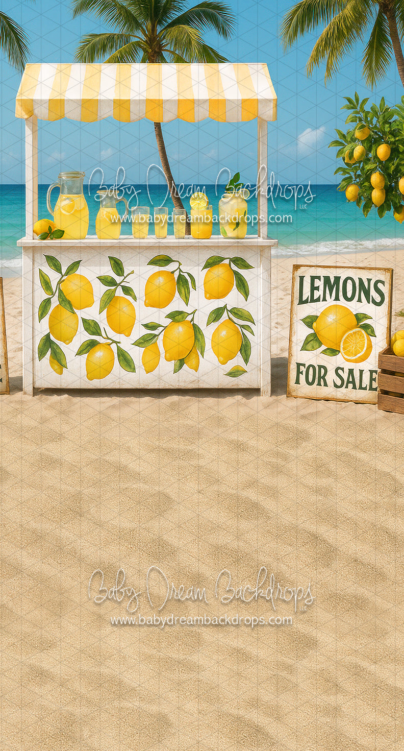 Sweeps Beachside Lemonade Stand (CC) — Baby Dream Backdrops