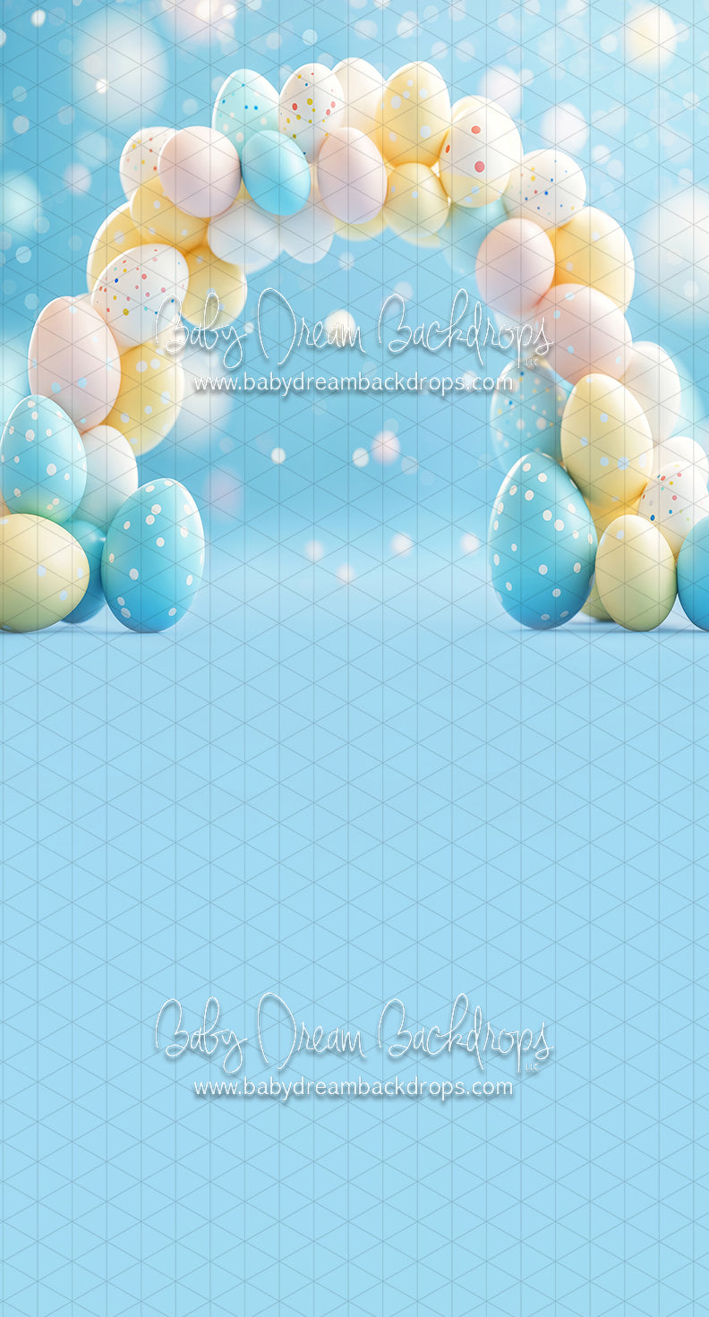 Sweeps Eggstravagant Arch (JA) — Baby Dream Backdrops