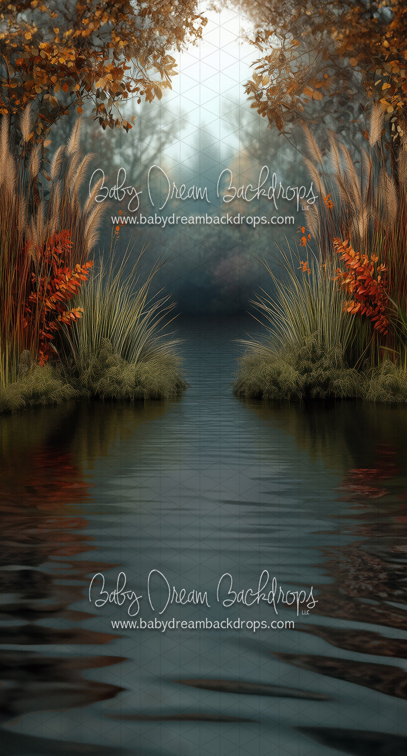 Sweeps Fall Fishing at the Pond (JA) — Baby Dream Backdrops