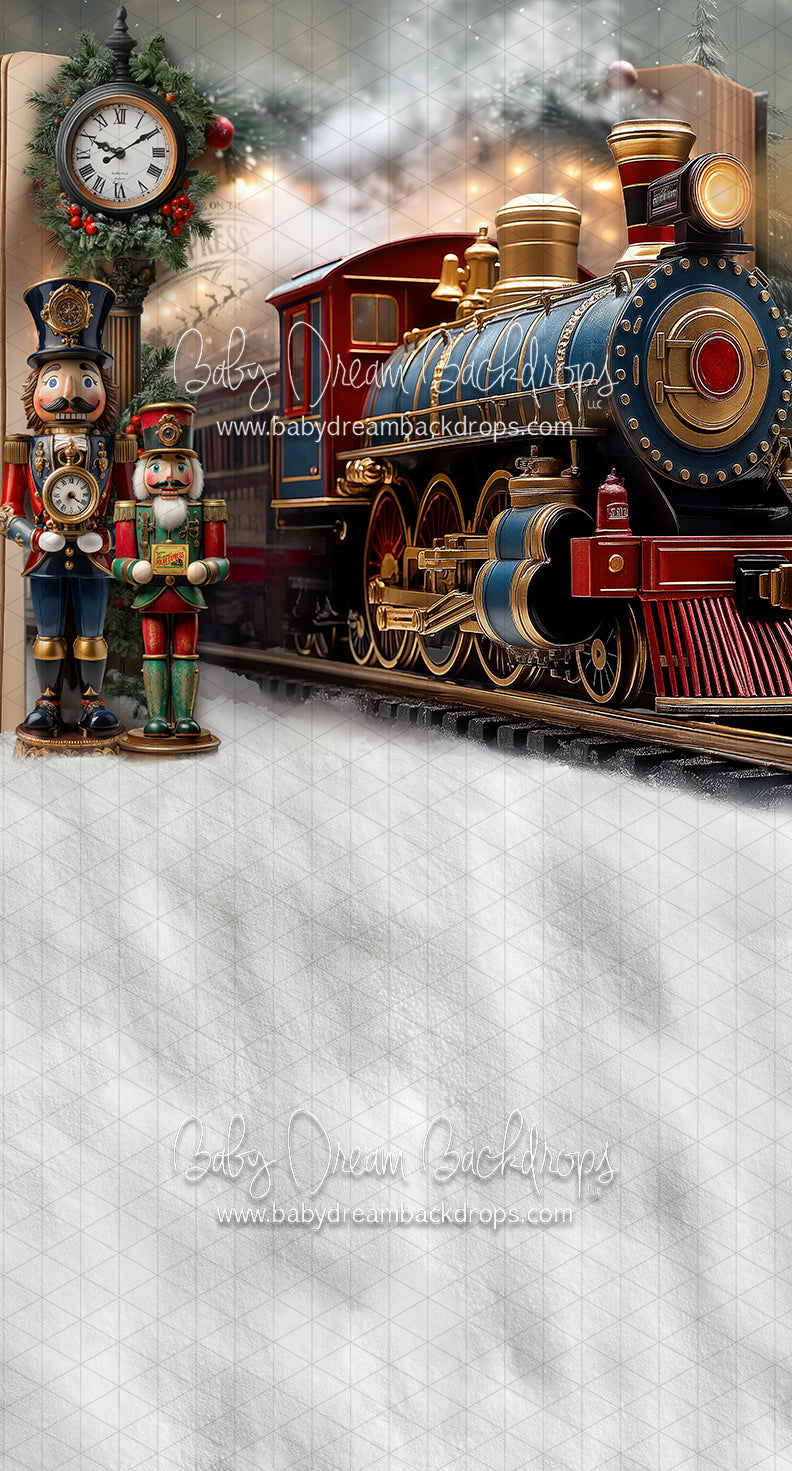 Sweeps Forest Fables Holiday Express (JA) — Baby Dream Backdrops
