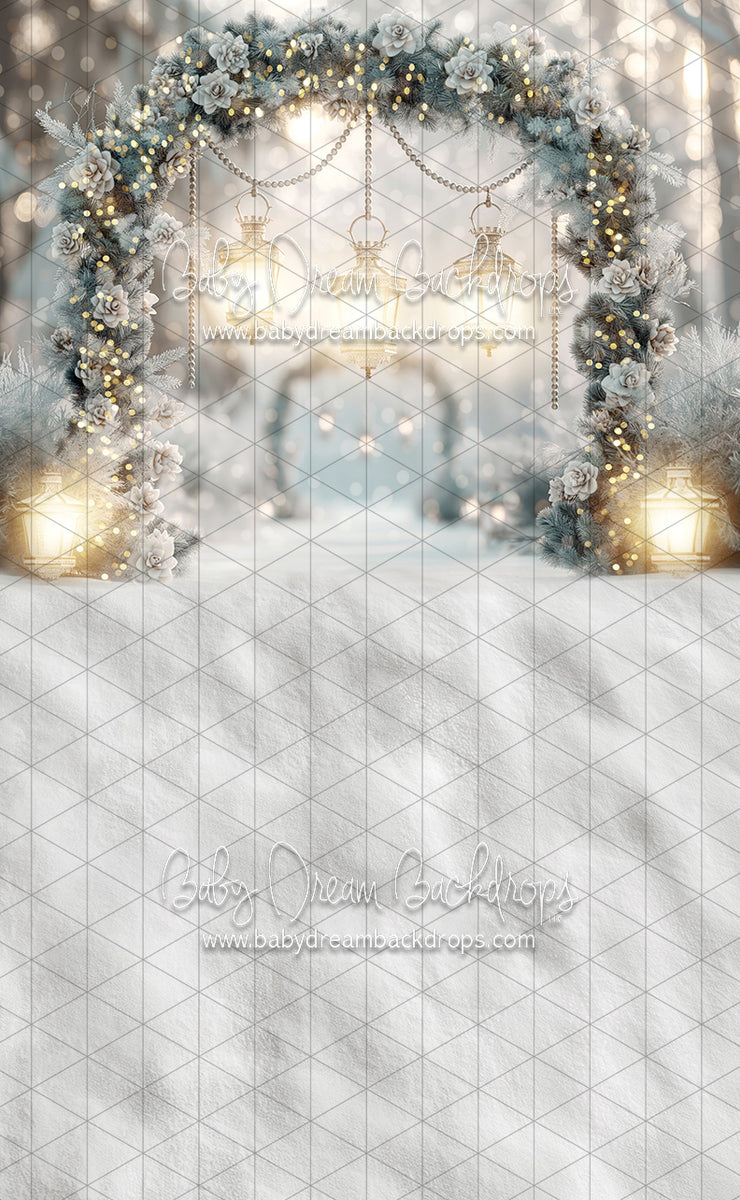 Sweeps Frosty Forest Arch (JA) – Baby Dream Backdrops