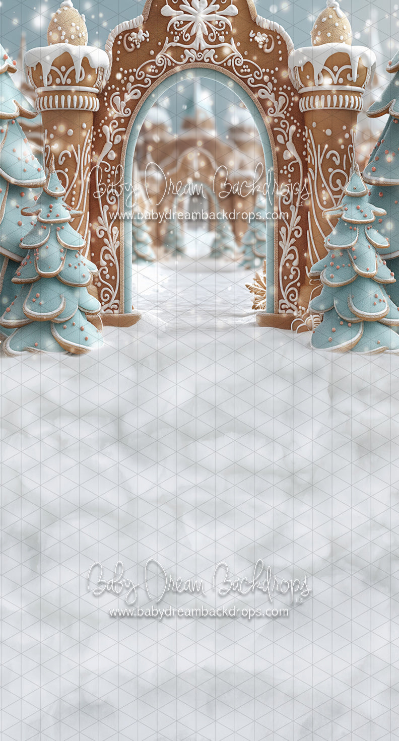 Sweeps Gingerbread Palace Arch (JA) — Baby Dream Backdrops