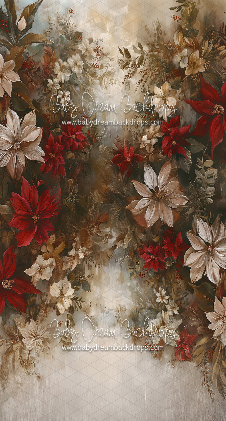 Sweeps Grand Holiday Floral (LL) — Baby Dream Backdrops