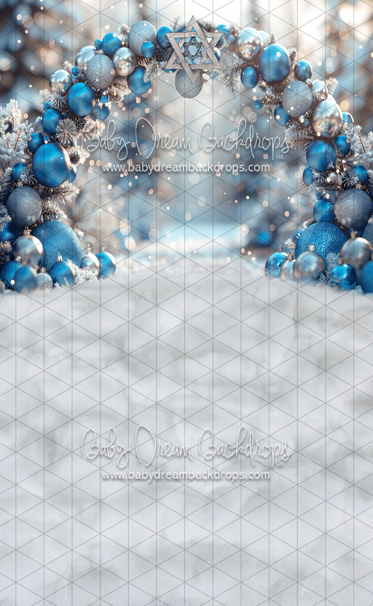 Sweeps Hanukkah Arch (JA) – Baby Dream Backdrops