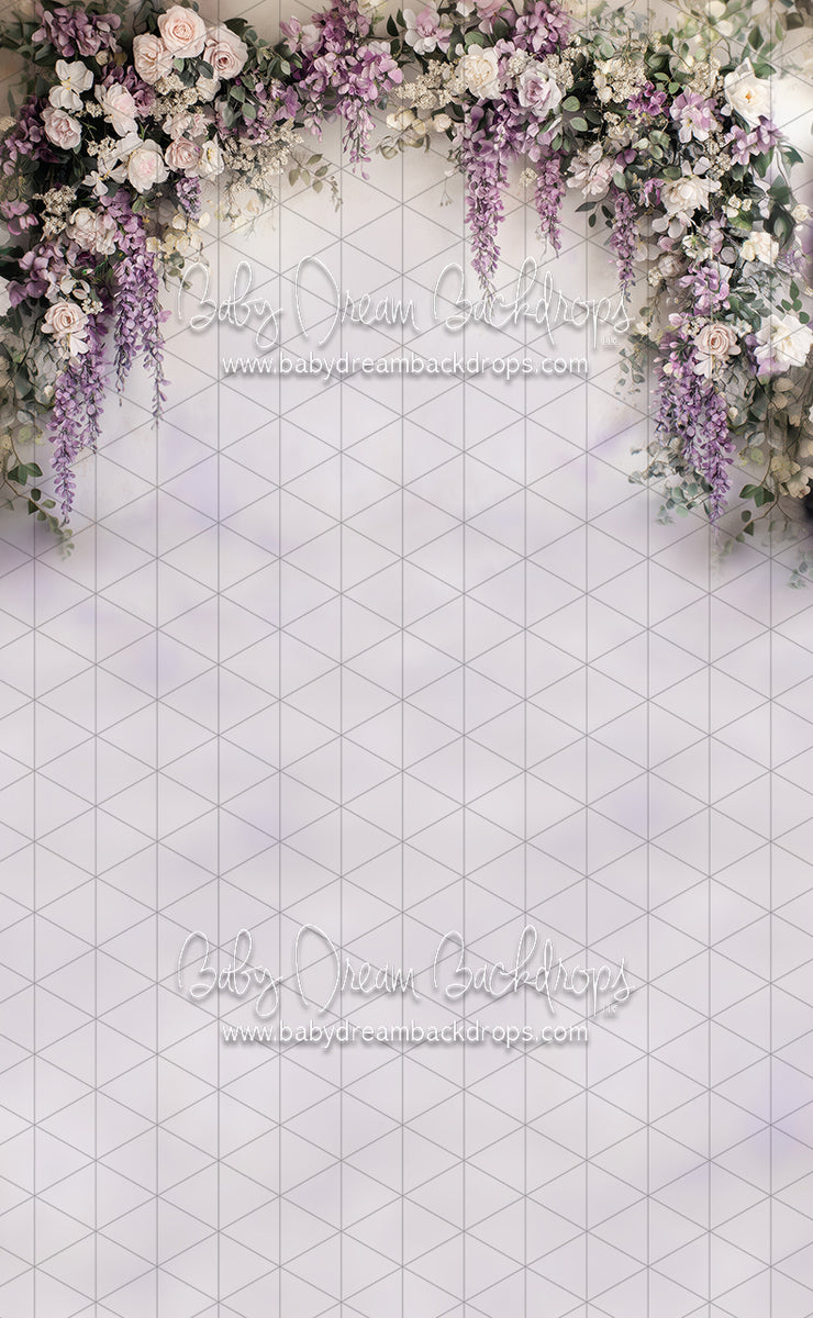 Sweeps Spring Purple Arch (JA) – Baby Dream Backdrops
