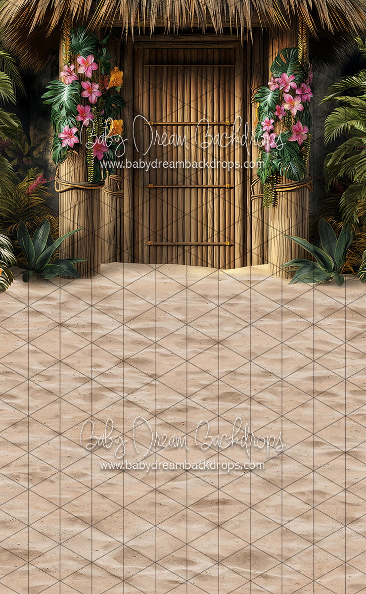 Sweeps Tropical Tiki Hut (JA) – Baby Dream Backdrops