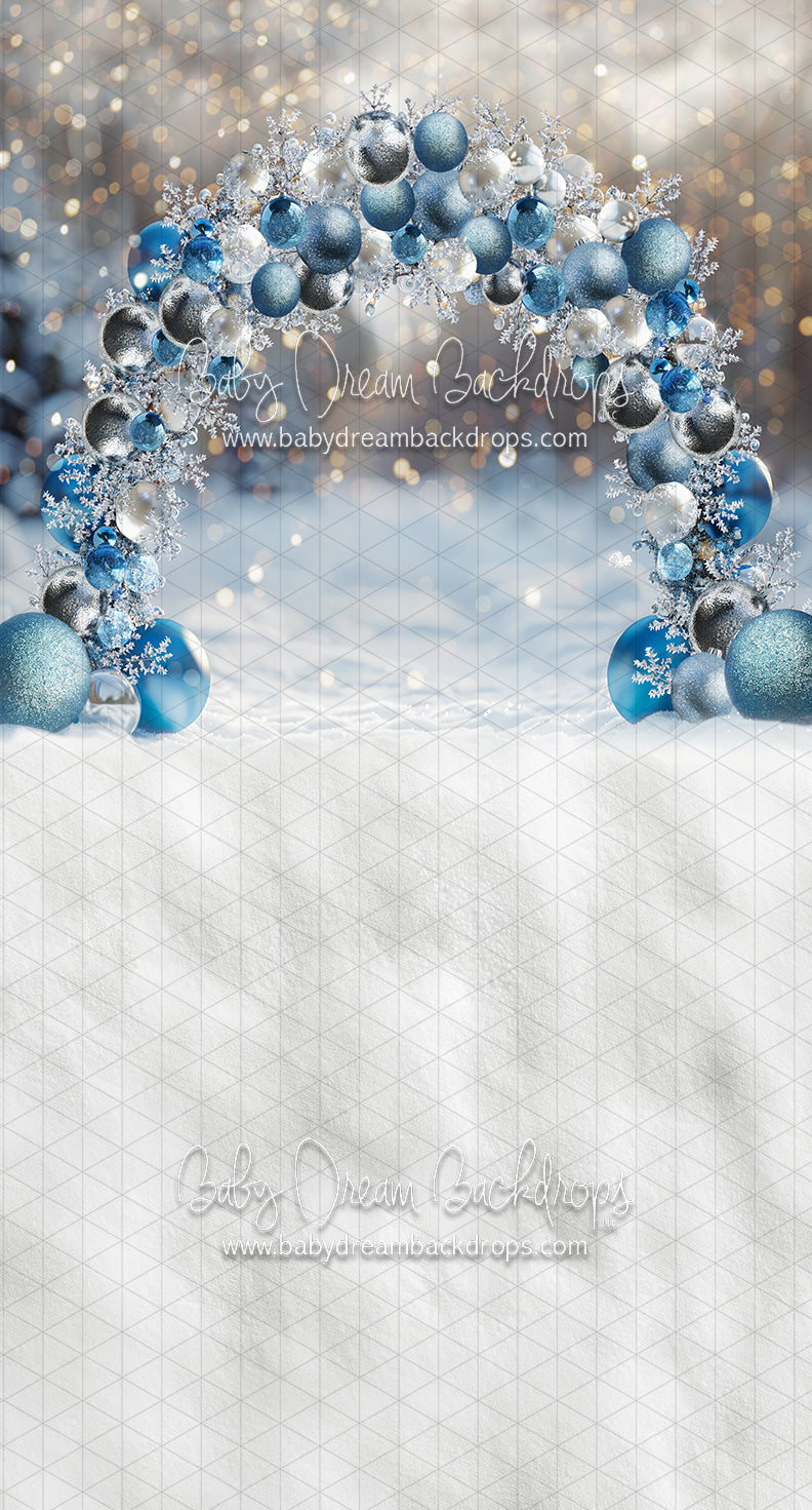 Sweeps Winter Ornament Arch (JA) — Baby Dream Backdrops