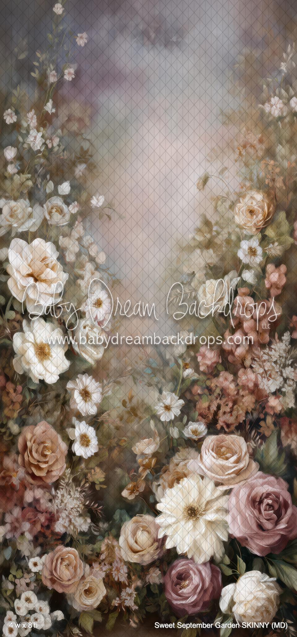 Sweet September Garden SKINNY (MD) — Baby Dream Backdrops