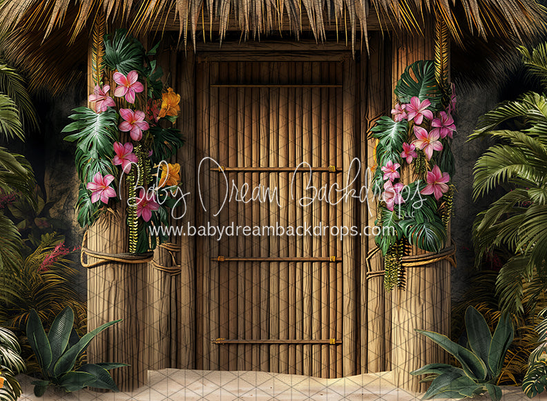 Tropical Tiki Hut (JA) – Baby Dream Backdrops
