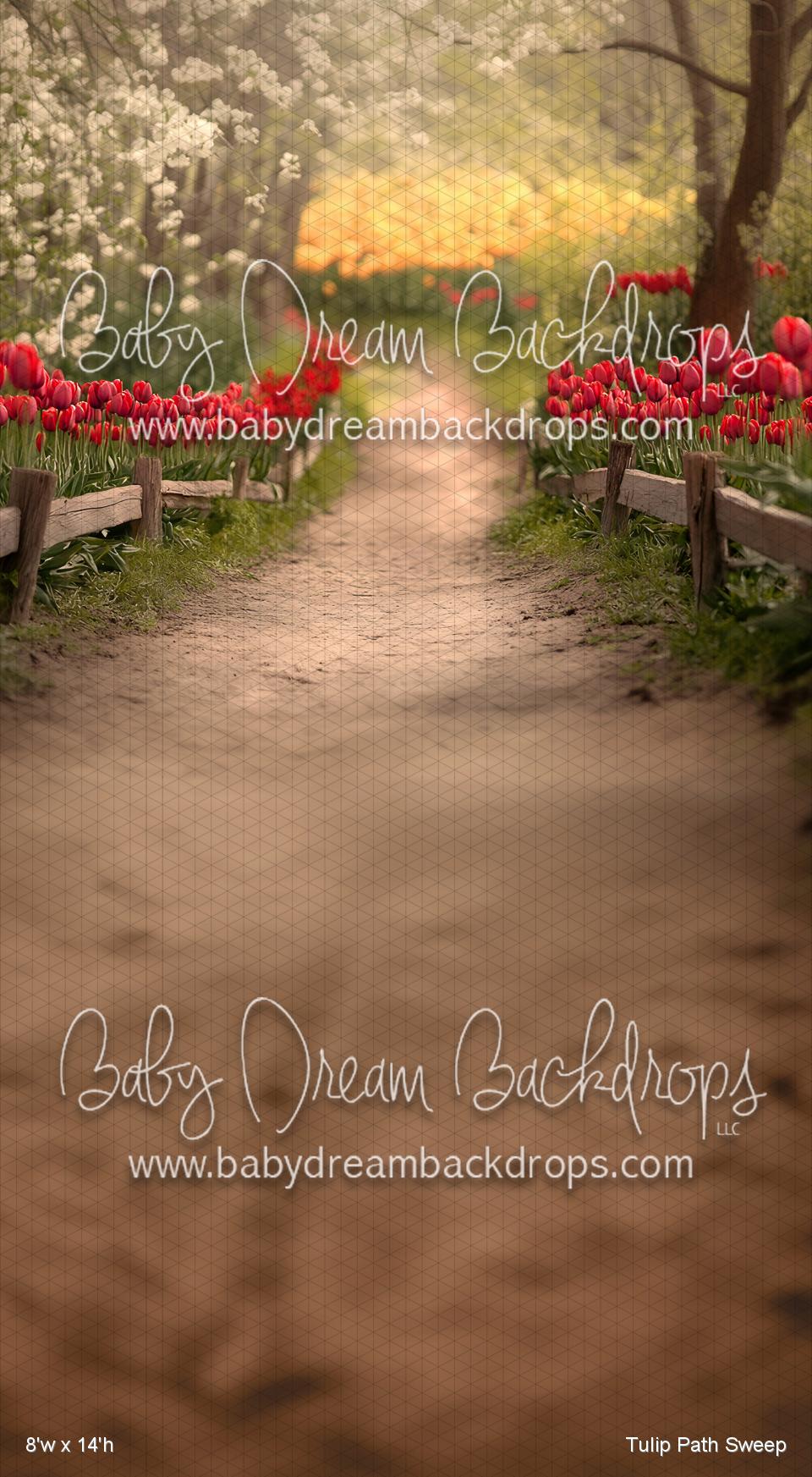 Tulip Path Sweep (VR) — Baby Dream Backdrops