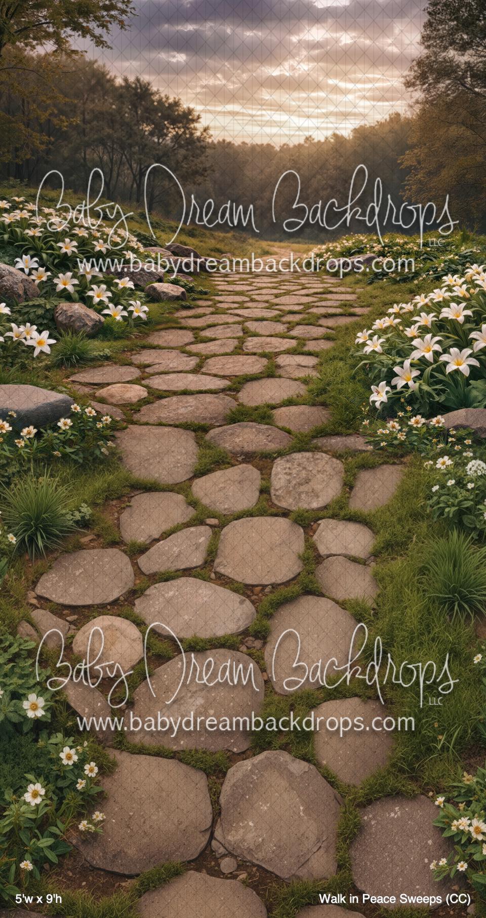Walk in Peace Sweeps (CC) — Baby Dream Backdrops
