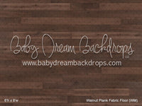 Walnut Plank Fabric Floor (WM) — Baby Dream Backdrops
