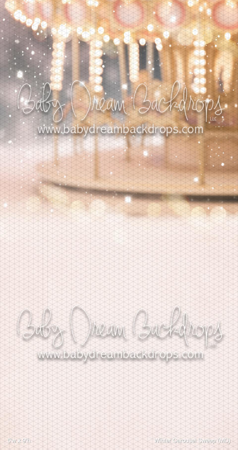 Winter Carousel Sweep (MD) — Baby Dream Backdrops