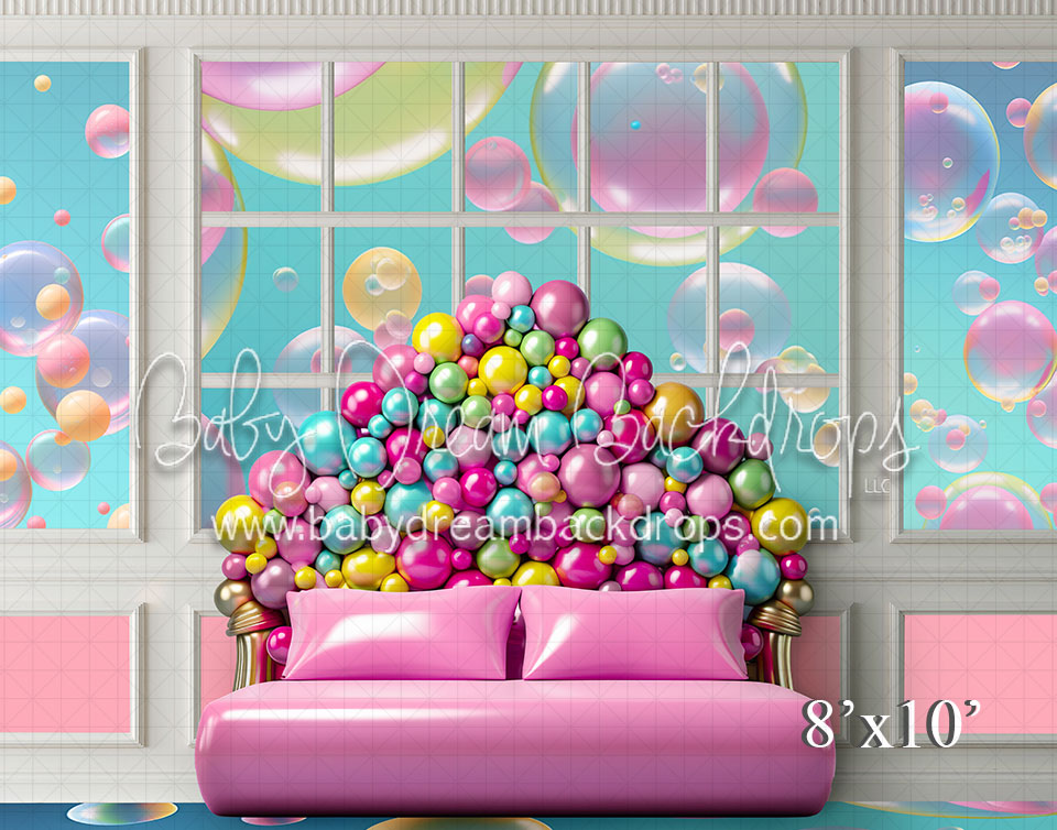 Pastel Bubble Bed (VR) – Baby Dream Backdrops
