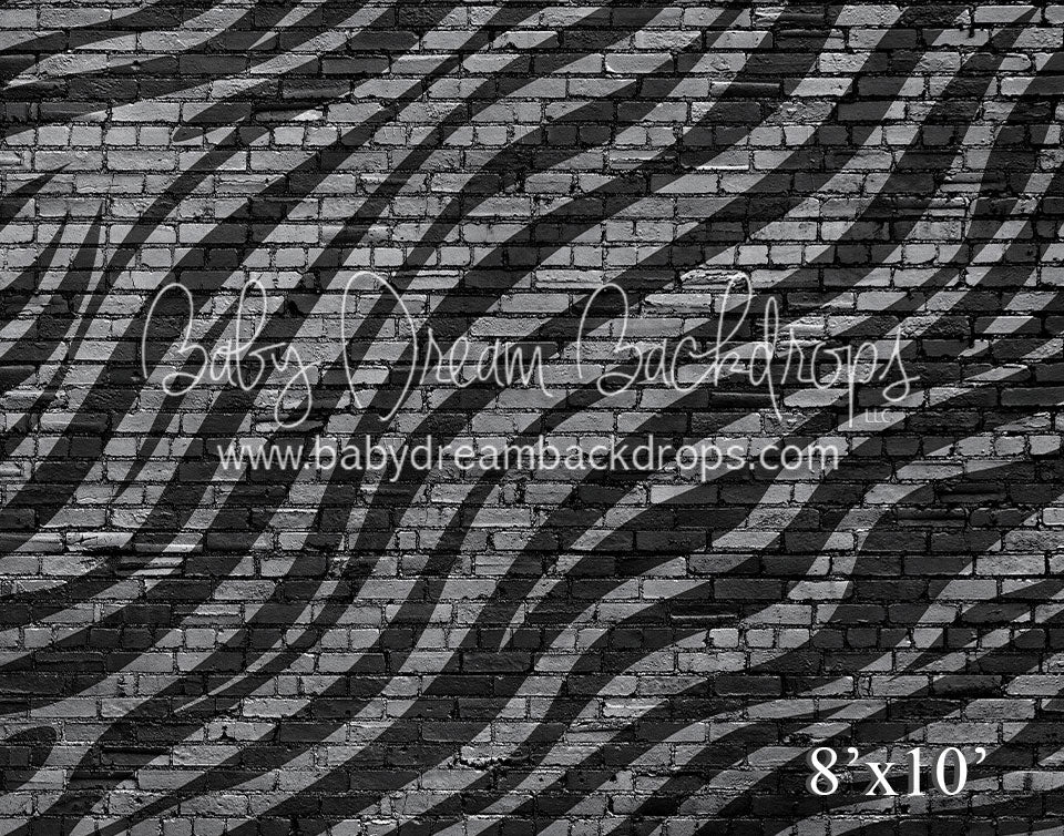 Zebra Brick Wall (VR) – Baby Dream Backdrops