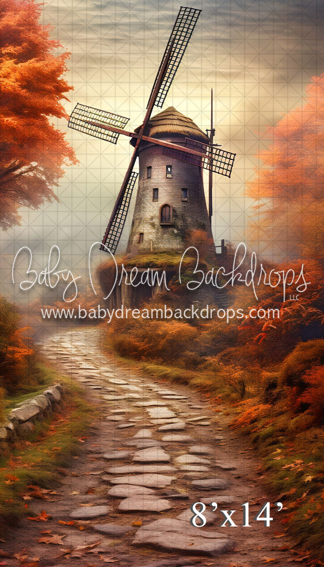 Sweep Autumn Windmill (VR) — Baby Dream Backdrops