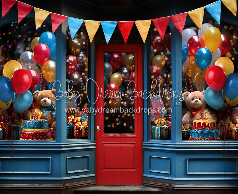 Beary Best Birthday Store (JA) — Baby Dream Backdrops