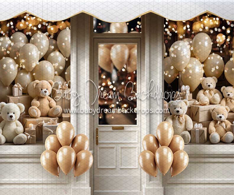 Beary Birthday Balloon Store (JA) — Baby Dream Backdrops