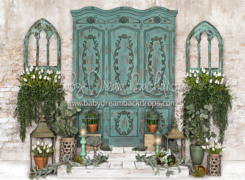 Blue Spring Entry (JA) – Baby Dream Backdrops