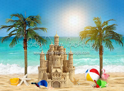 Build a Sand Castle — Baby Dream Backdrops